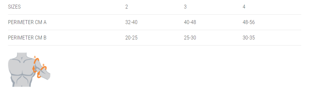 Unilateral Shoulder Support 4801 Orliman - Kyritsis Orthopaedic Products