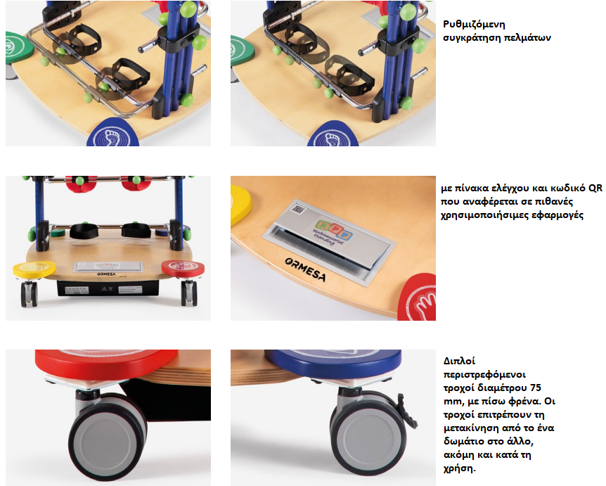Παιδικός Ορθοστάτης Mini Standy DJ Ormesa - Ορθοπαιδικά - Ορθοπεδικά ...