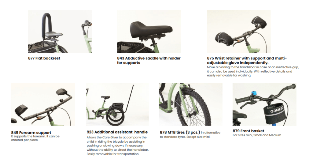 Adaptive Tricycle Biko Ormesa - Ορθοπαιδικά είδη Κυρίτσης